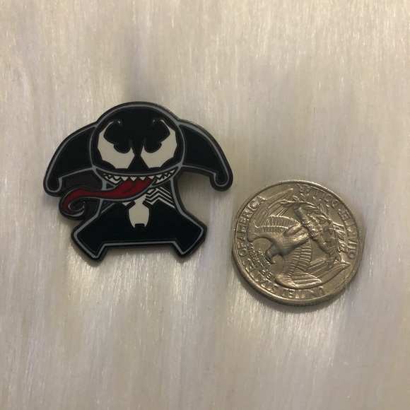 Marvel | Jewelry | 525 Marvel Kawaii Art Collection Venom Pin | Poshmark